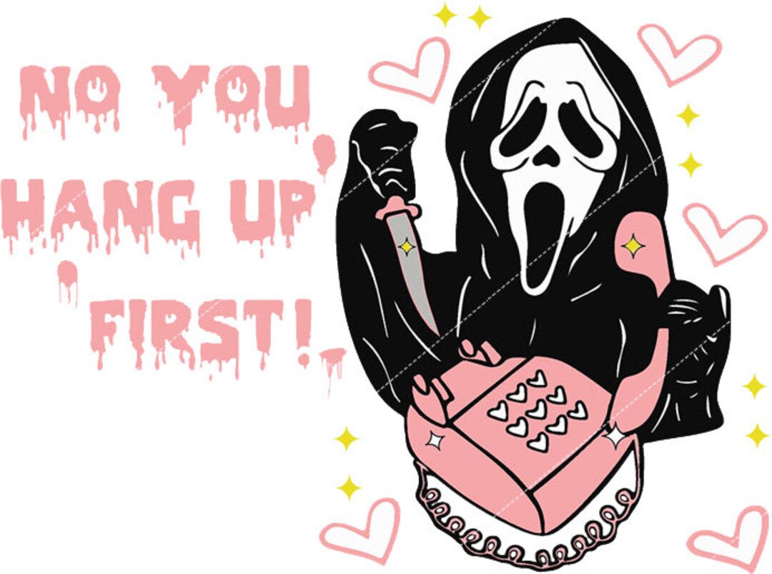 Scream svg Ghost face svg Scream You Hang up SVG Scream ghost - Etsy España