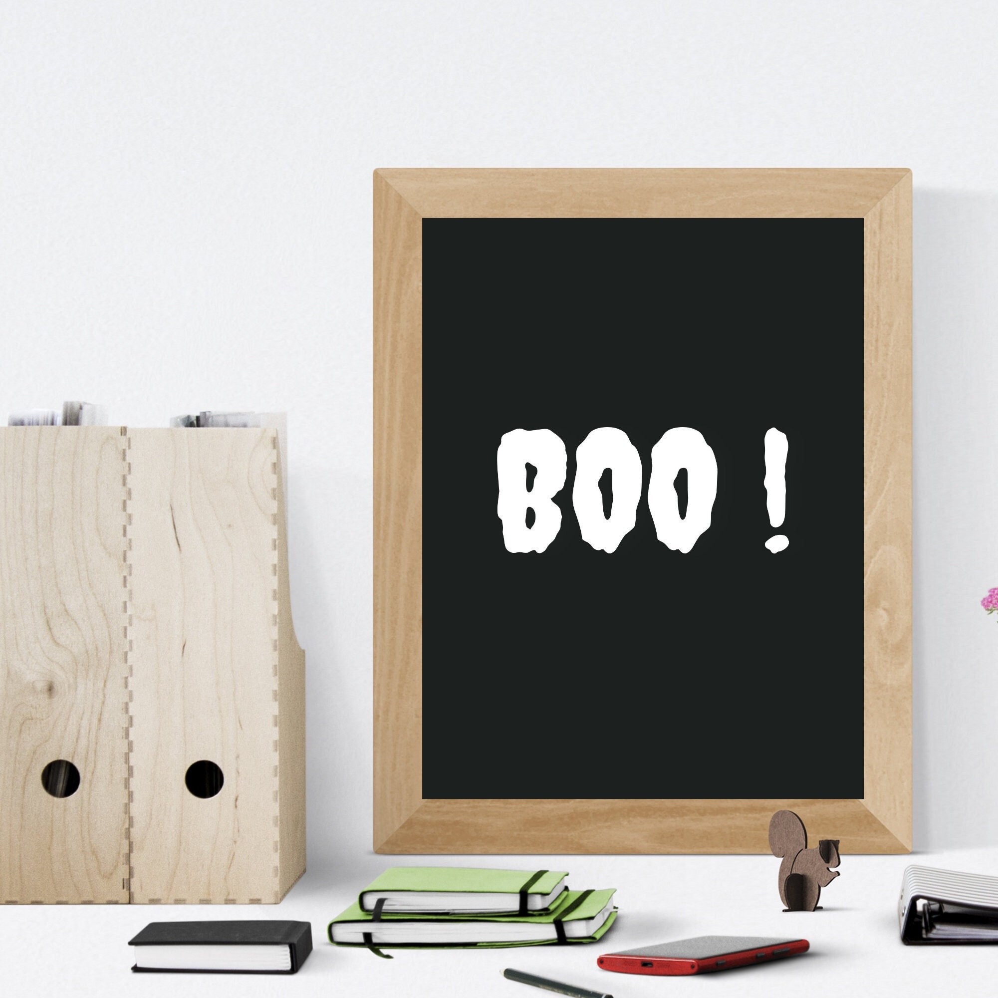 Boo Prints, Boo Halloween Printable, Funny Halloween Printable Wall Art ...