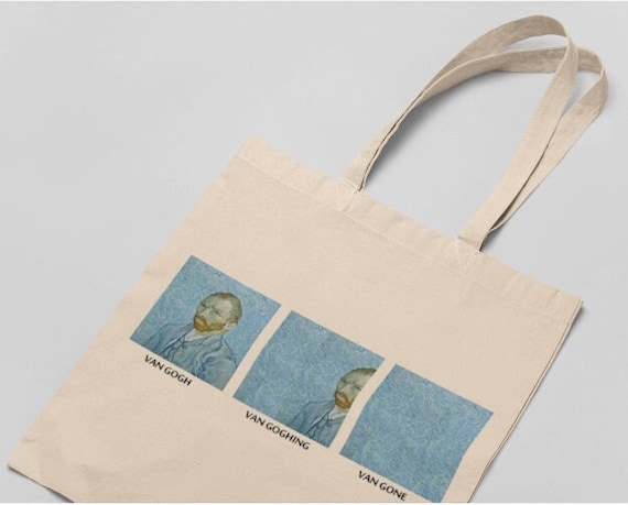 Vincent Van Gogh Van Gone Funny Art Meme Cotton Art Fanatic - Etsy