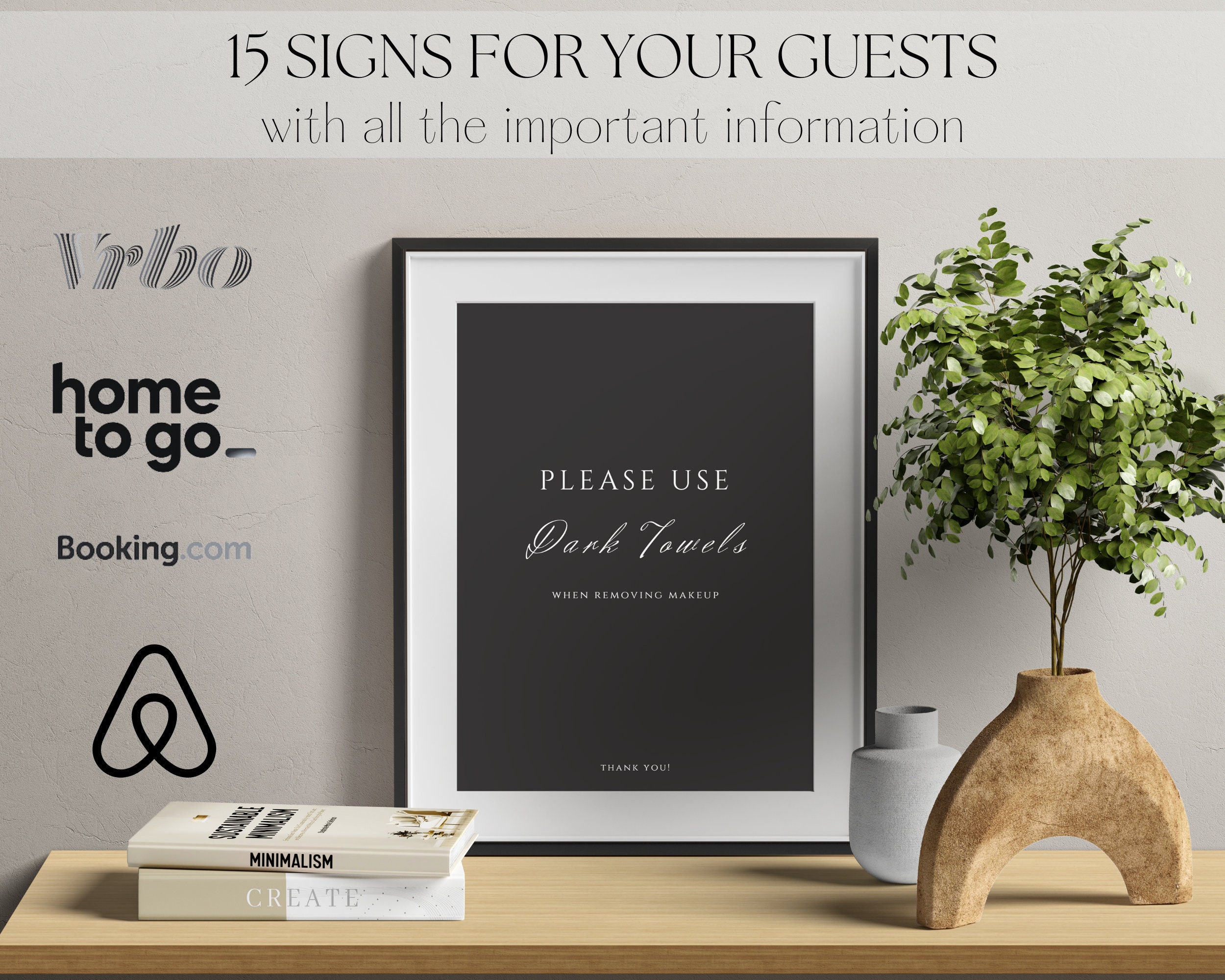 Airbnb Host Bundle:15 Signs Printable and Digital Perfect for Any ...