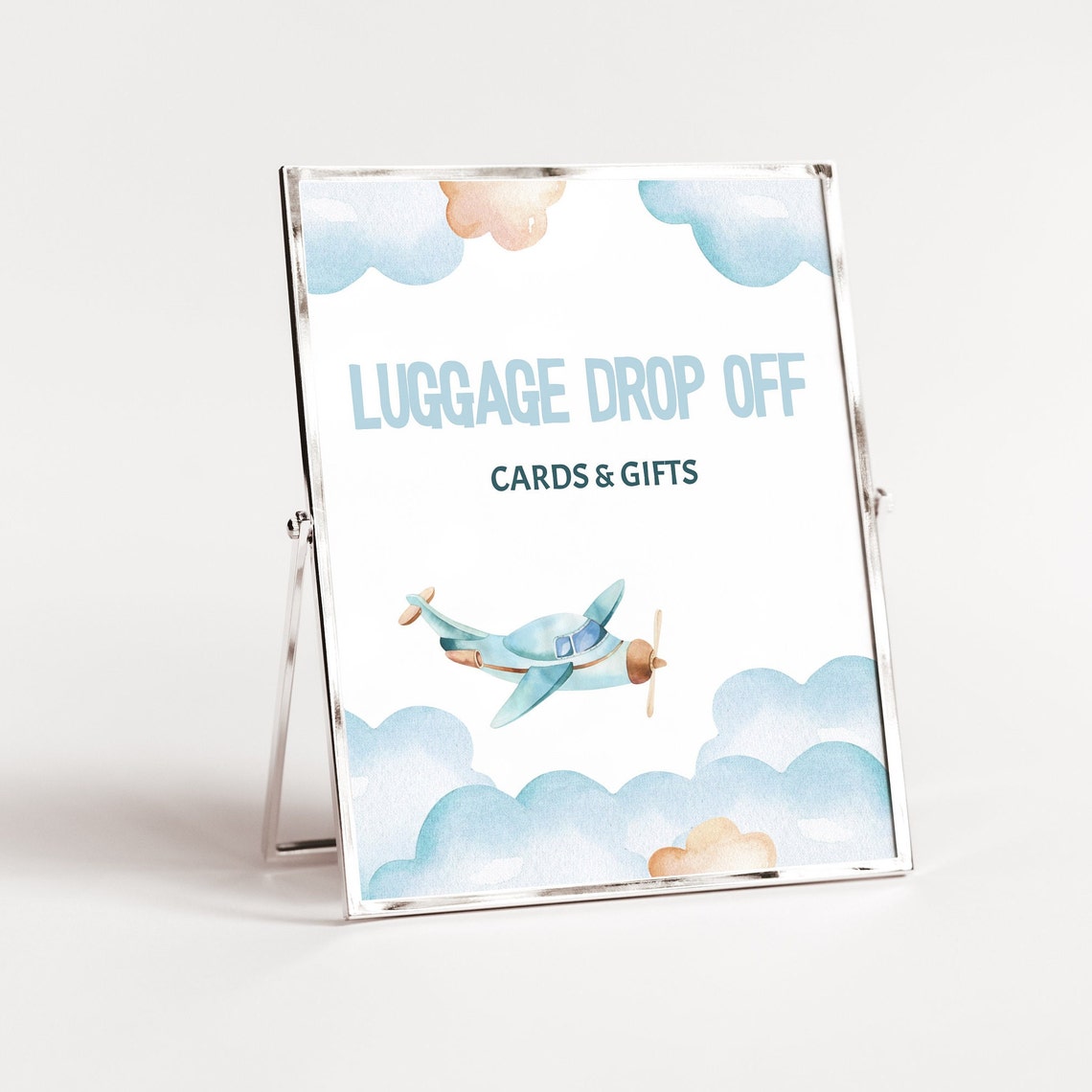 Editable Airplane Sign Birthday Party Decor Aircraft Birthday - Etsy