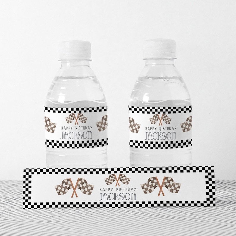 Race Car Birthday Food Tent Labels: Pit Stop Theme (digital Download ...