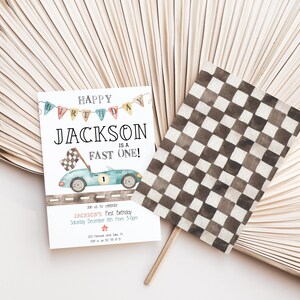 Race Car Party Sign, Pit Stop Table Sign, Fast One, Pit Stop Table Sign ...