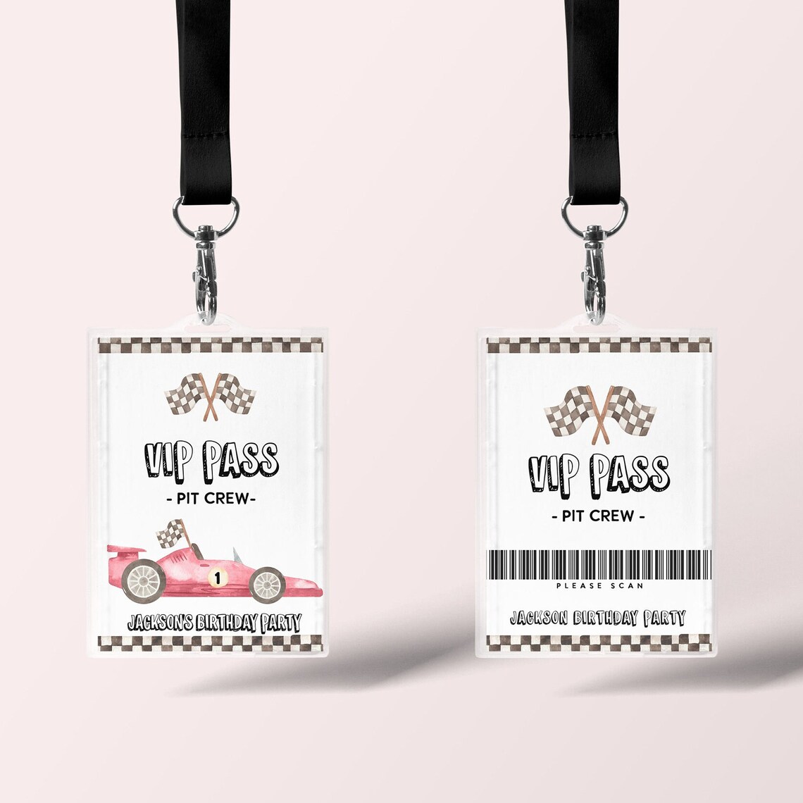 Race Car Birthday VIP Pass: Pit Crew Party (digital Download) - Etsy