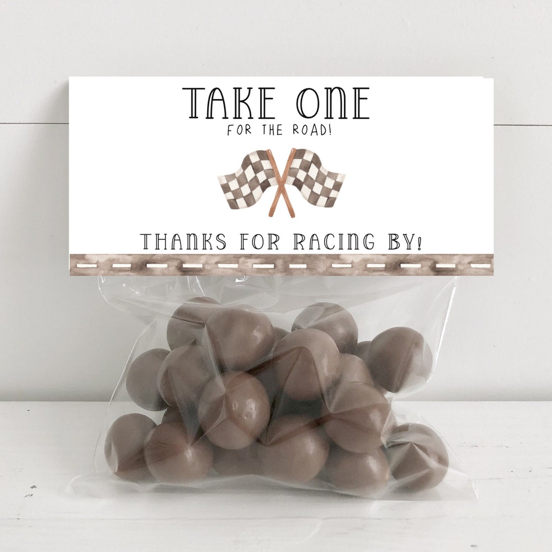 Race Car Birthday Favor Labels Race Car Birthday Invite Vintatge Car ...