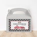 Race Car Gable Box FAST ONE Birthday Label Race Car Birthday - Etsy