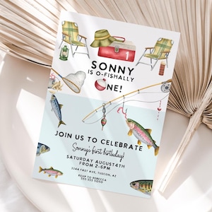 Fishing Birthday Food Tents: Editable Party Labels (digital Download ...