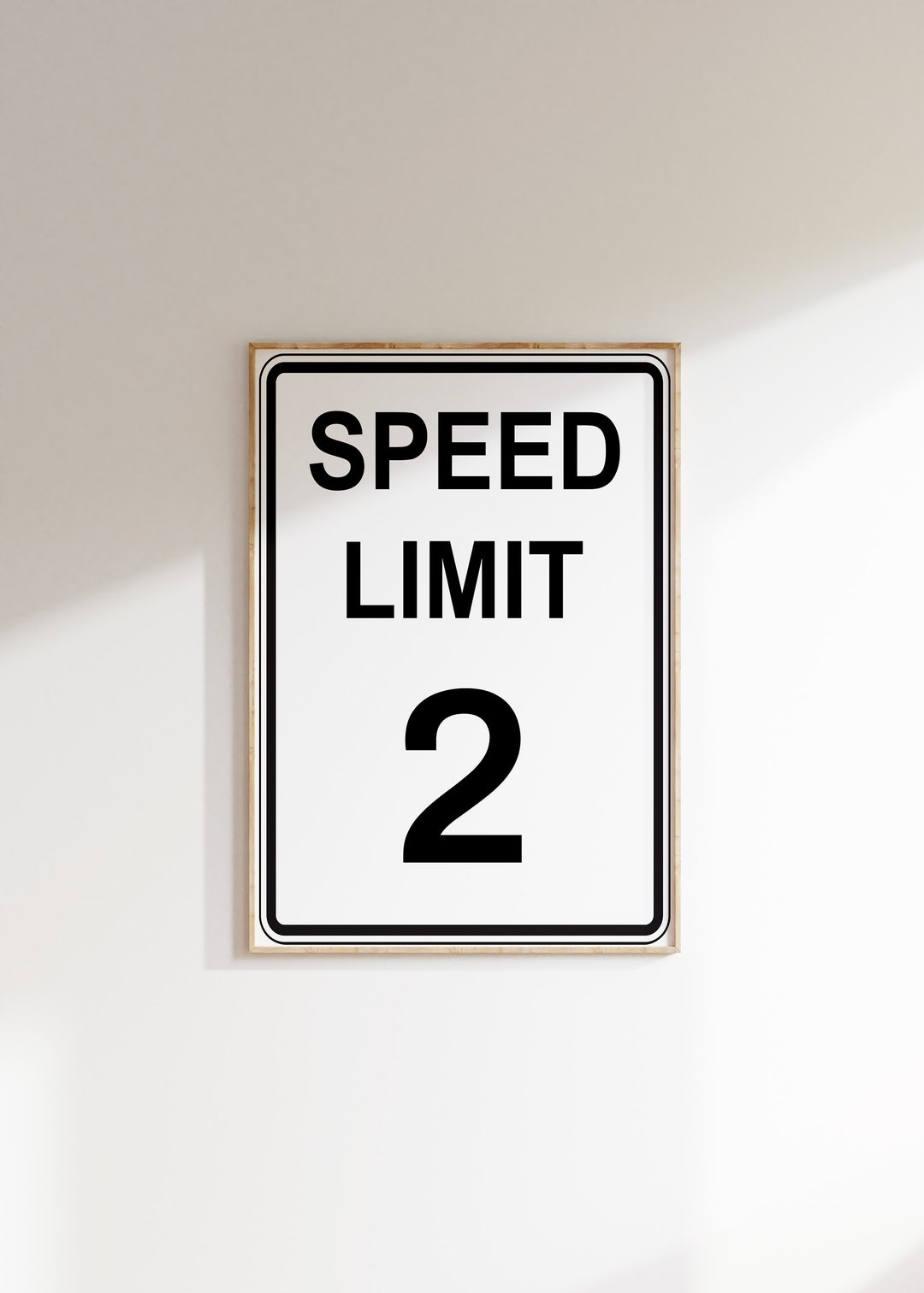Speed Limit Birthday Age Sign Speed Limit Birthday Any Age - Etsy