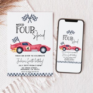 Editable Race Car Party Signs: Pit Stop, Refueling Station (digital ...