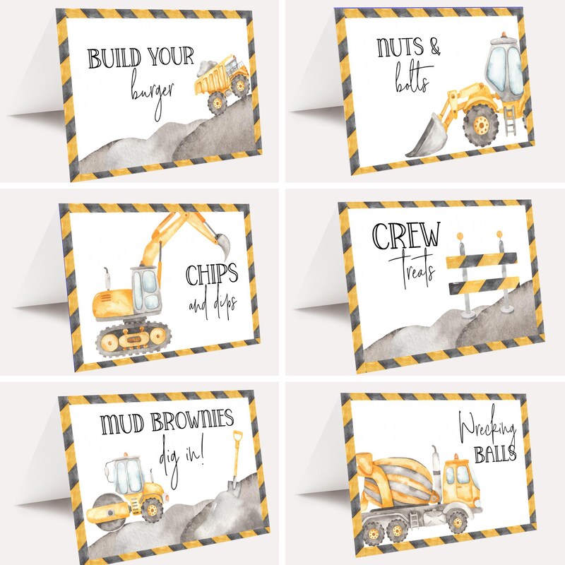 Construction Party - Etsy