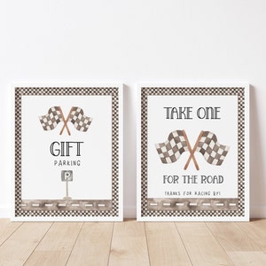 Race Car Birthday Party Sign, Birthday Favor Sign, Refueling Sign, Pit ...