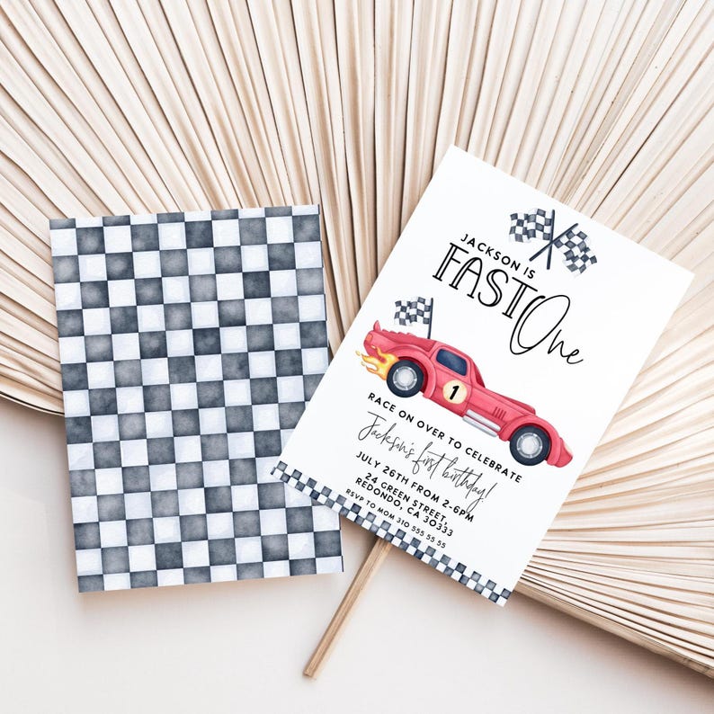Editable Race Car Party Signs: Pit Stop, Fuel Station (digital Download ...