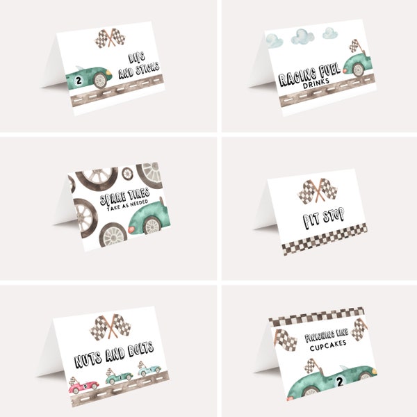 Cars Food Labels - Etsy