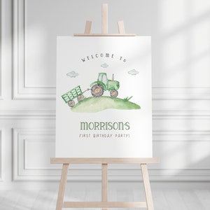 Tractor Activity Coloring Mat Tractor Birthday Coloring Page - Etsy