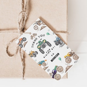 Quad Birthday Invitation Green 4 Wheeler Invite ATV Bike Birthday, Any ...