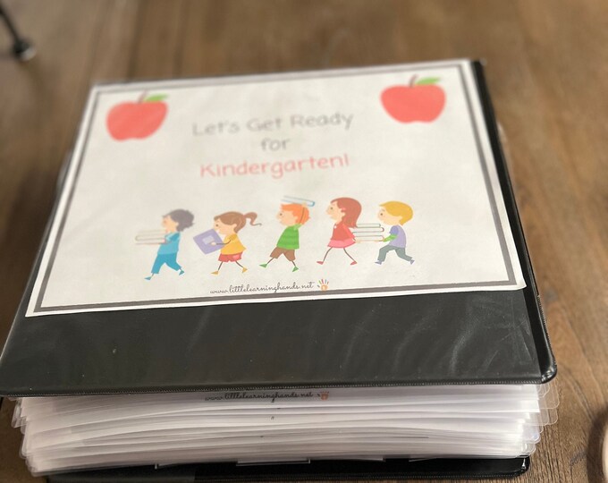 Pre-k/ Kindergarten Learning Binder - Etsy