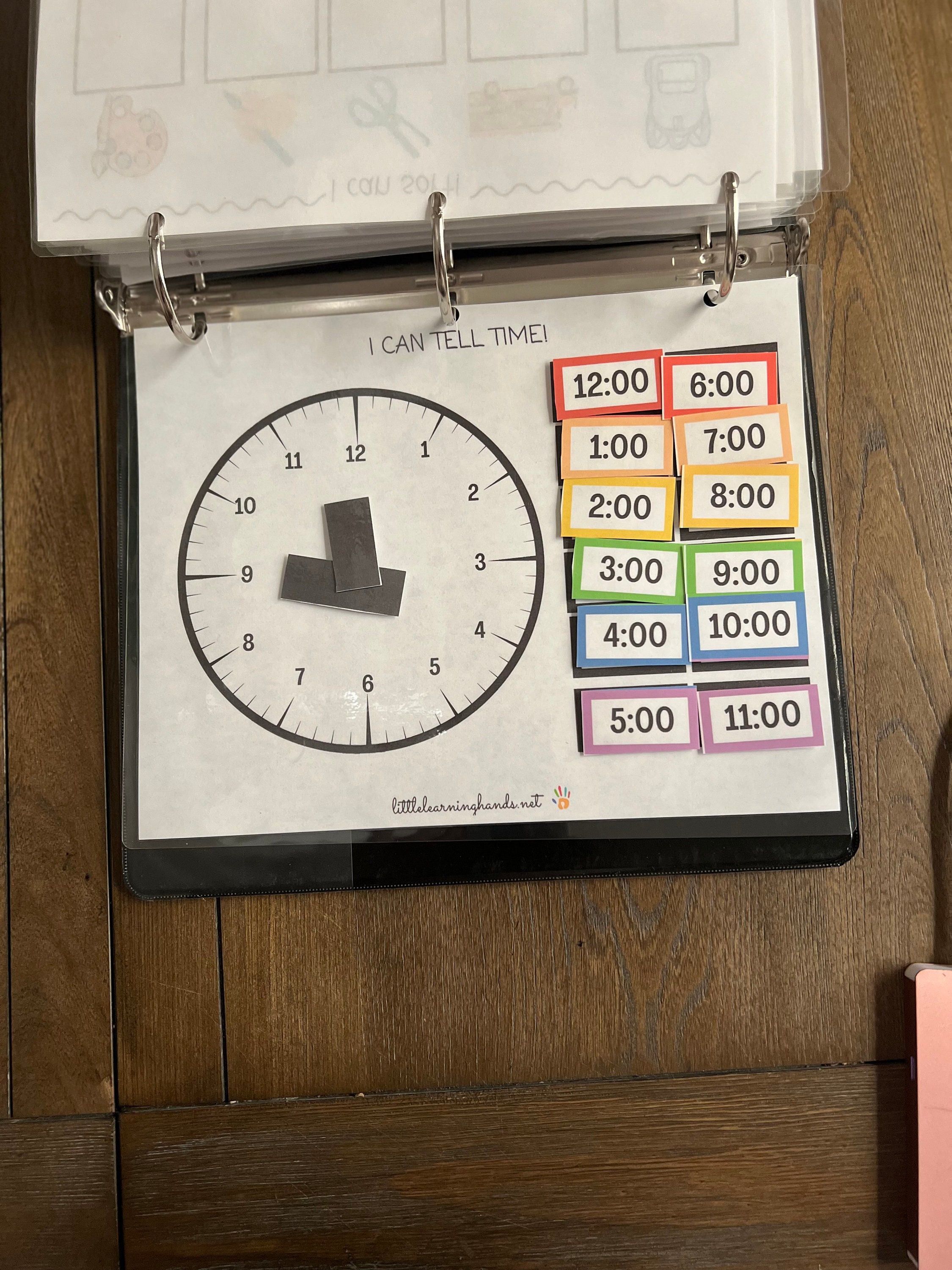 Pre-k/ Kindergarten Learning Binder - Etsy