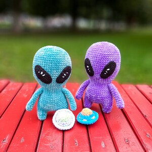 Crochet Plush Alien Pattern, Cute Crochet Toy Pattern, Crochet ...