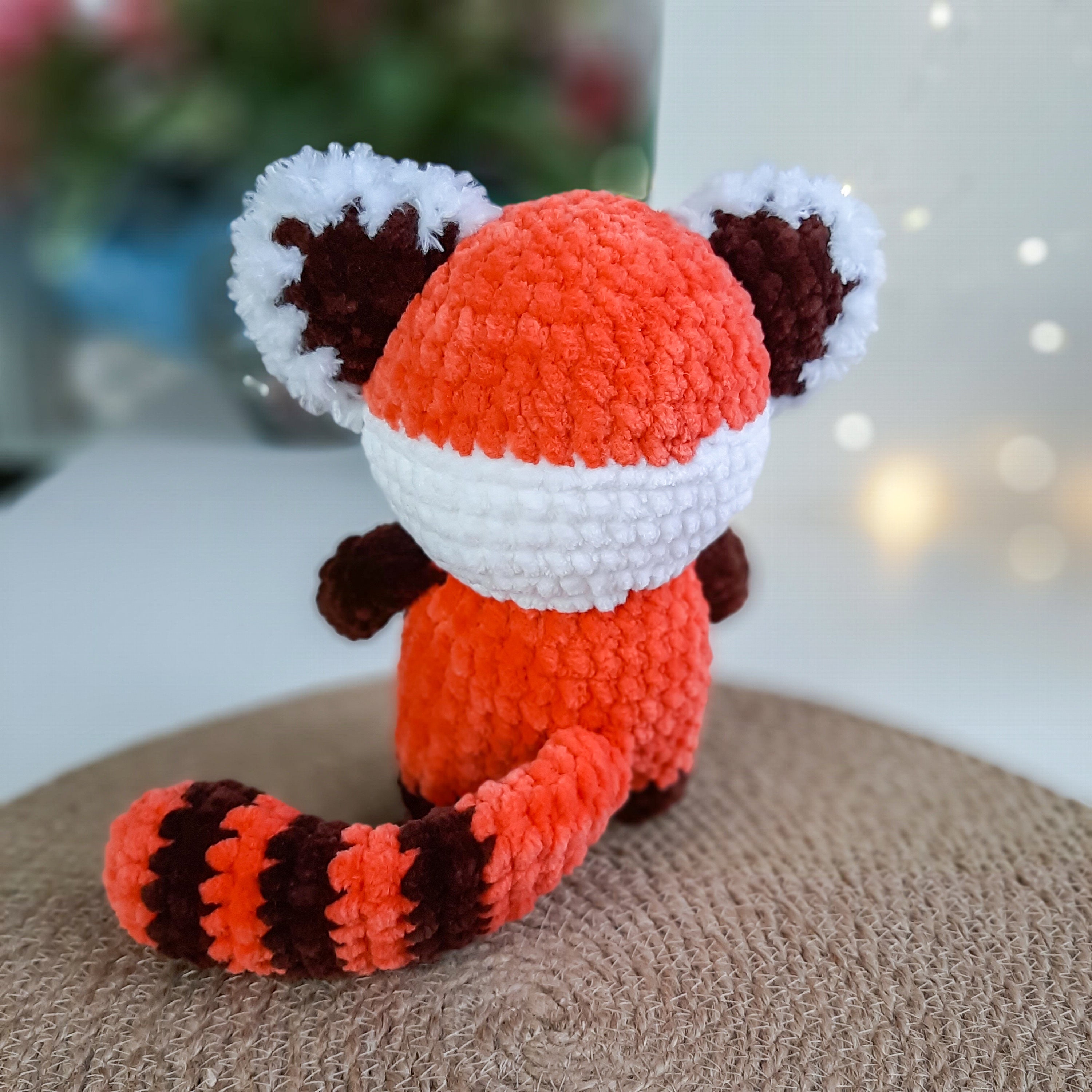 Crochet Red Panda Plush Pattern Cute Crochet Amigurumi - Etsy