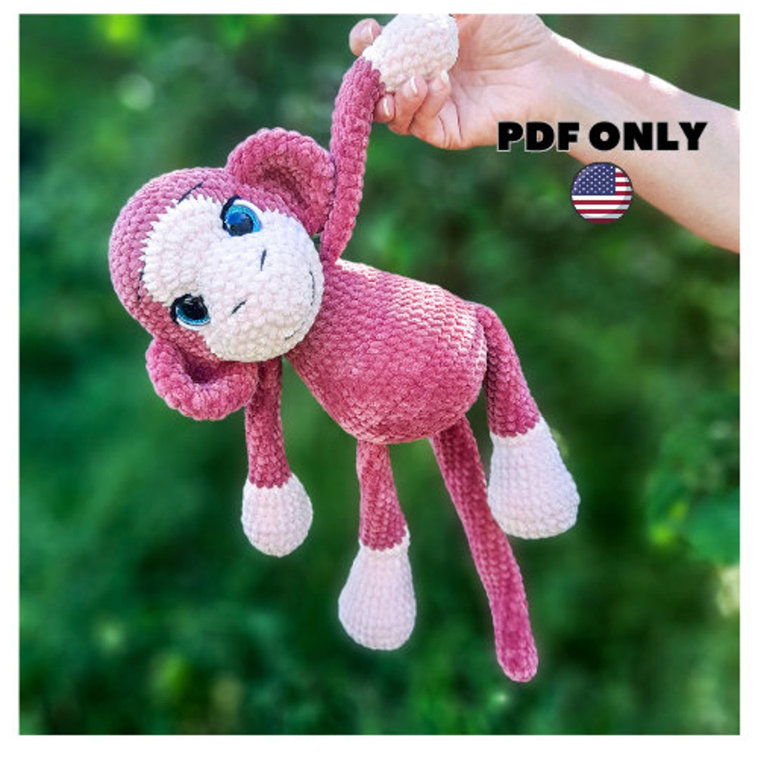Crochet Plush Monkey Amigurumi Pattern: Safari Animal (PDF Pattern) - Etsy