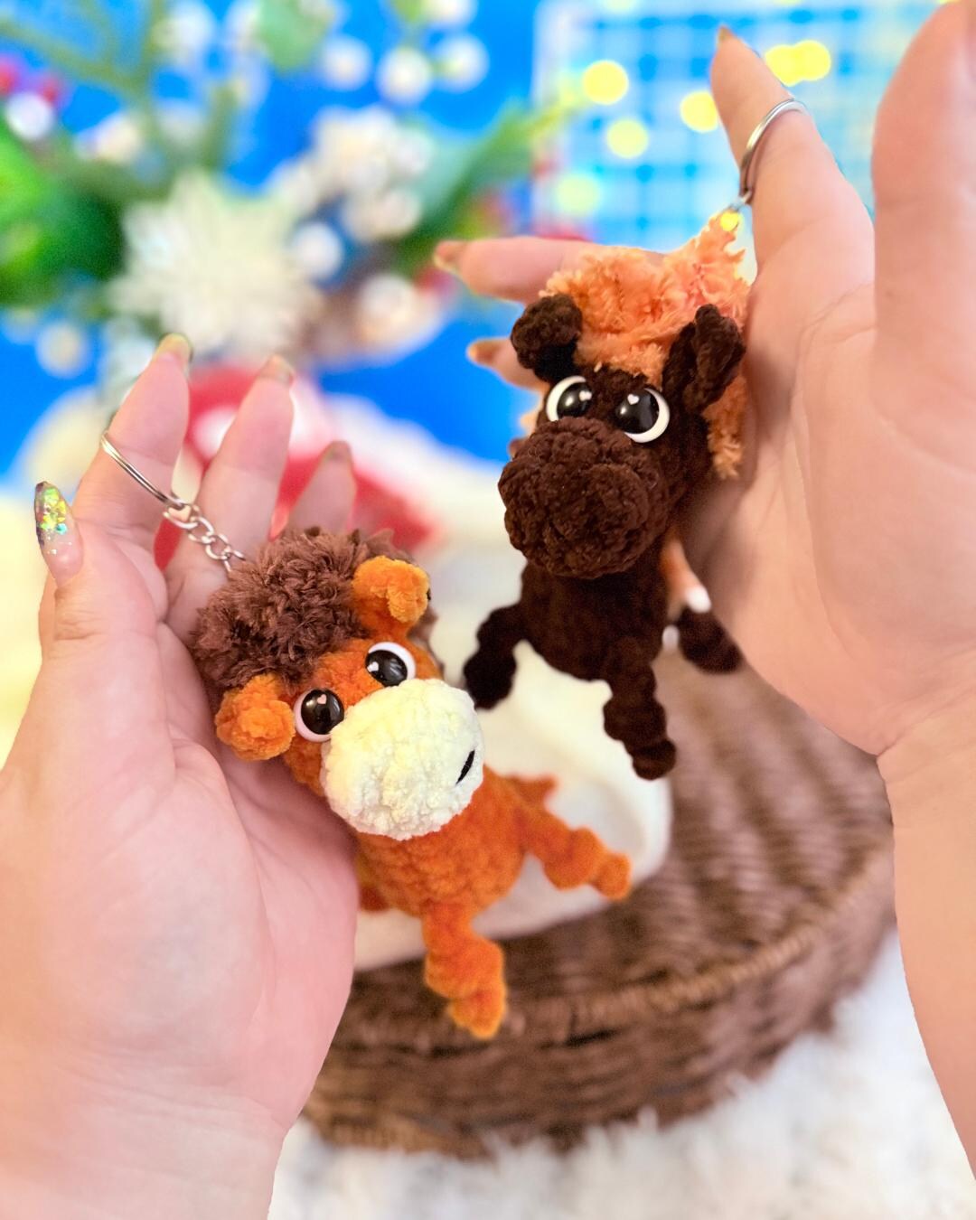 Crochet Plush Horse Keychain Amigurumi Pattern (PDF Pattern) - Etsy