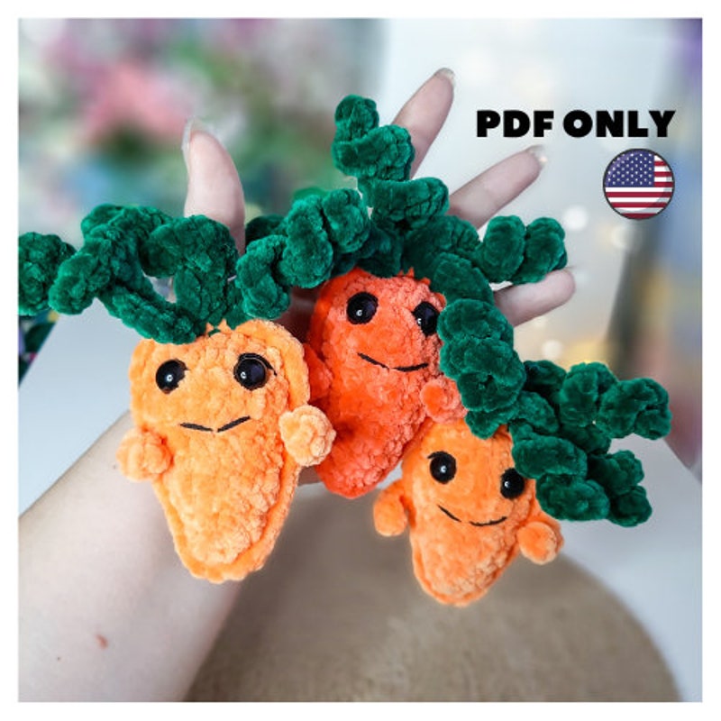 Carrot Plush - Etsy