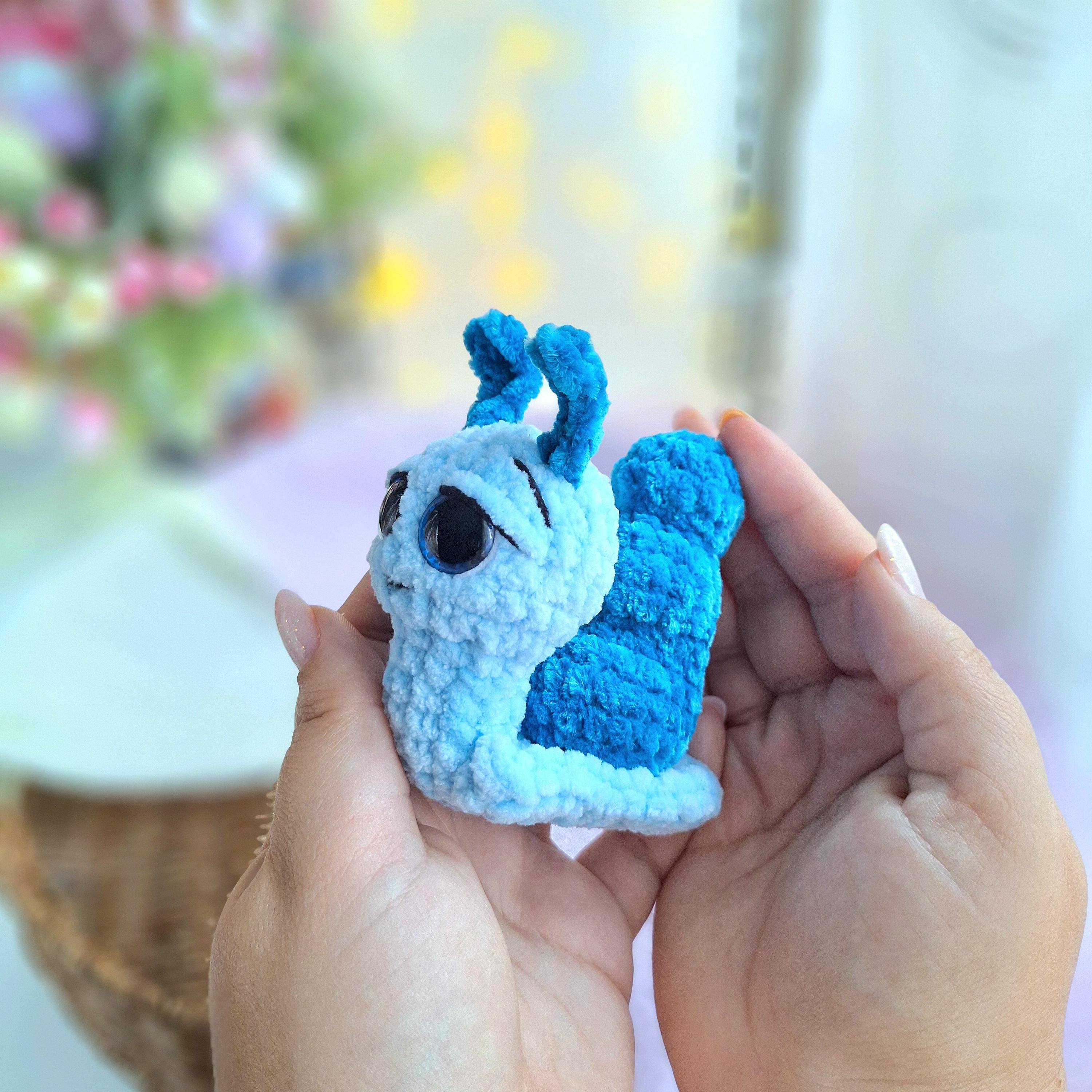 Crochet Mini Snail Plush Keychain Pattern: Amigurumi (PDF Download) - Etsy