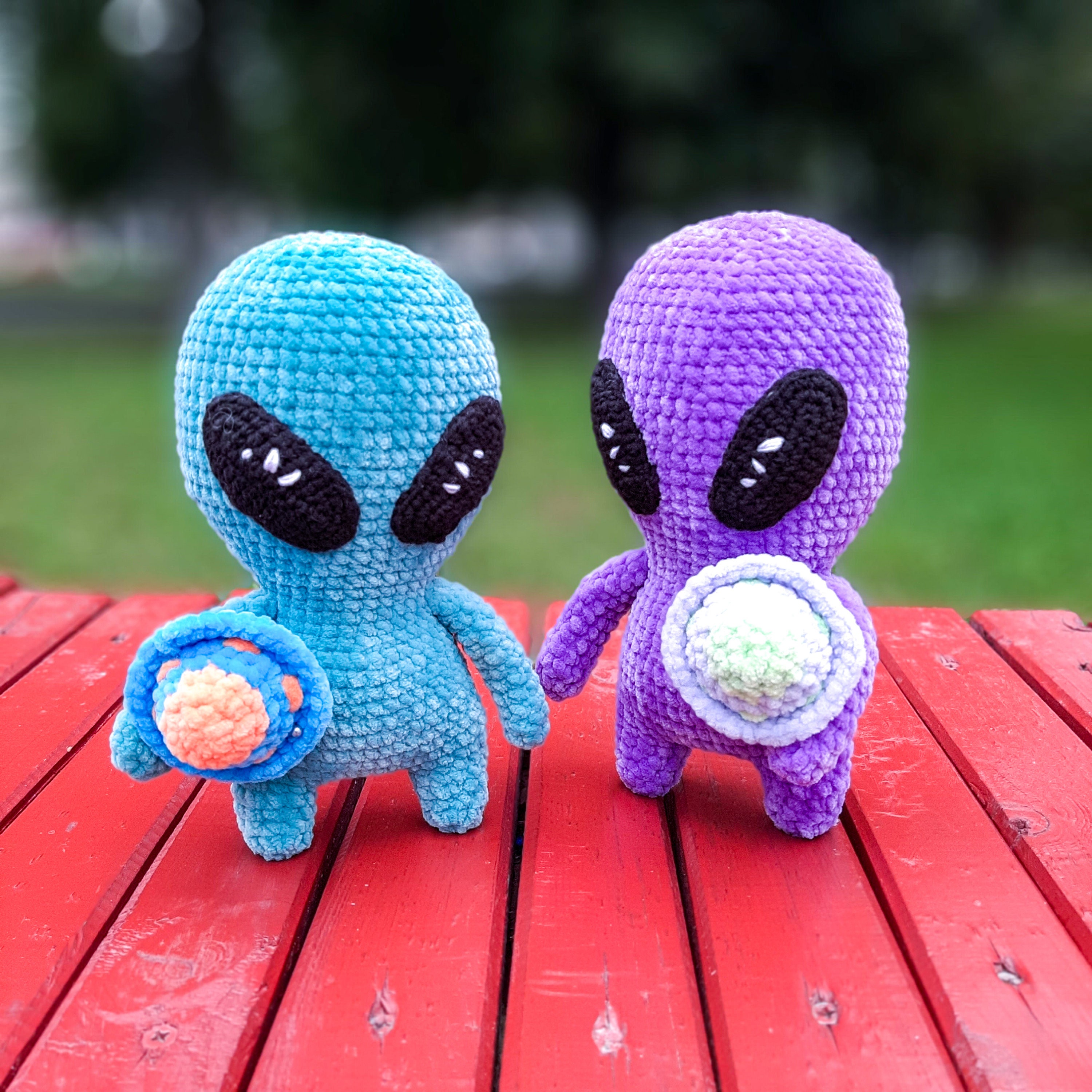 Crochet Plush Alien Pattern, Cute Crochet Toy Pattern, Crochet ...