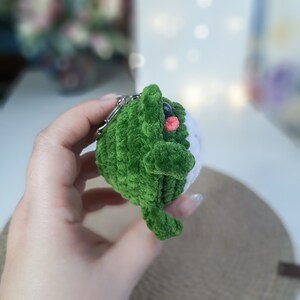 Plush Frog Crochet Keychain Pattern: Kawaii Amigurumi (PDF Pattern) - Etsy