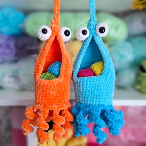 Crochet Alien Basket Pattern: Plush Car & Plant Hanger (PDF Pattern) - Etsy
