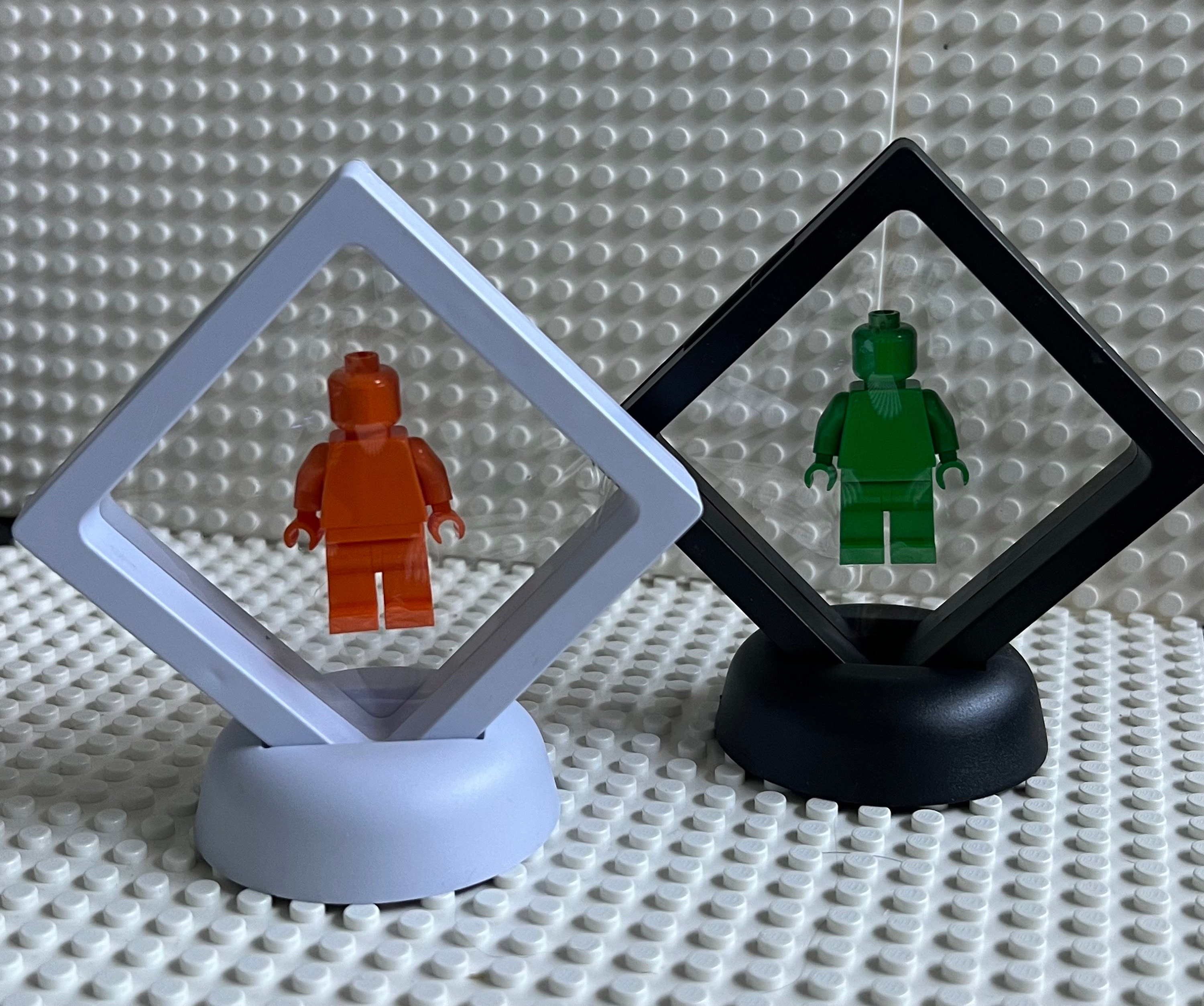 3d Floating Display Frame With Stand 7cm X 7cm Black or White - Etsy UK