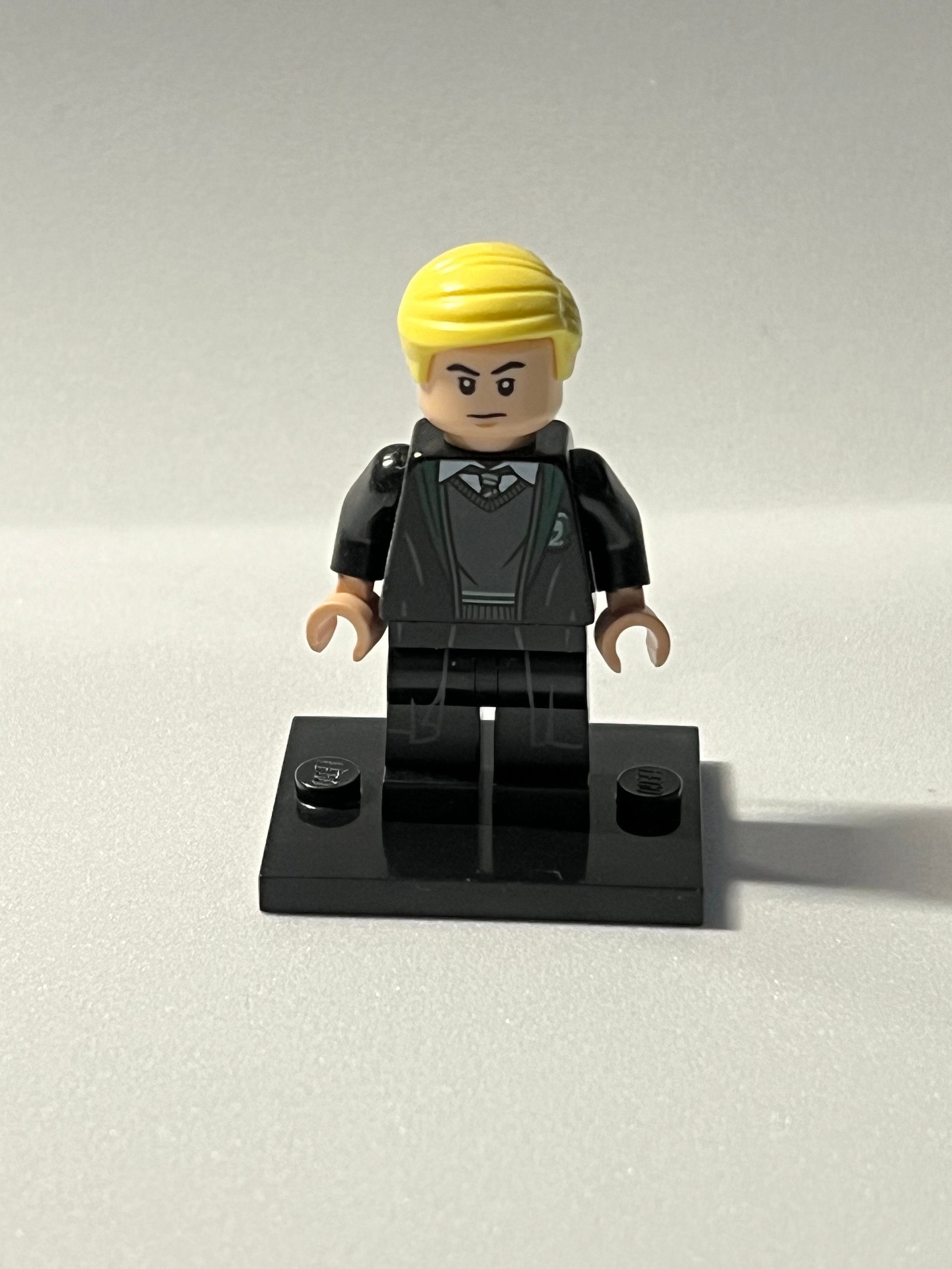 Genuine Lego Draco Malfoy Minifigure With Base Plate Gift for Collector ...