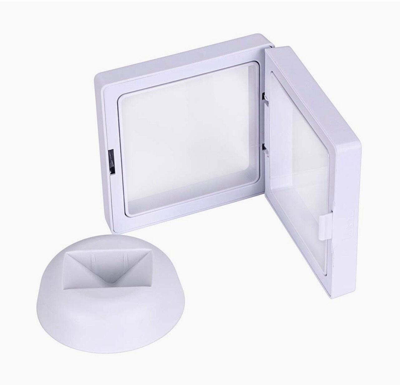 3d Floating Display Frame With Stand 7cm X 7cm Black or White - Etsy UK