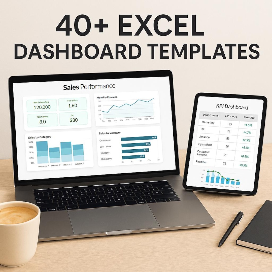 40+ Business Dashboard Excel Templates | KPI, Budget, HR, Marketing ...