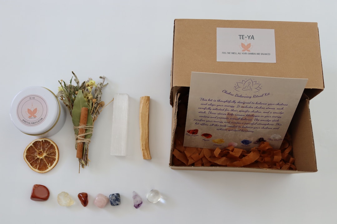 Chakra Kit, Chakra Balancing Kit, Chakra Rituel Kit - Etsy