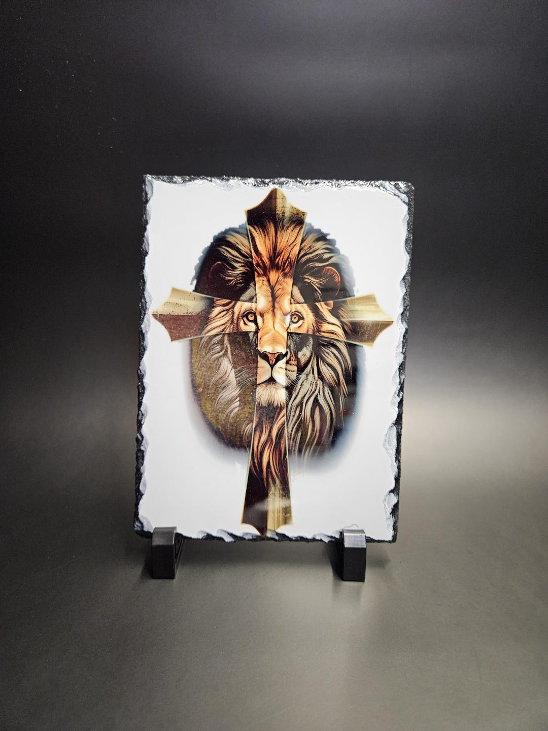 Lion of Judah Slate - Christian Home Decor - Etsy