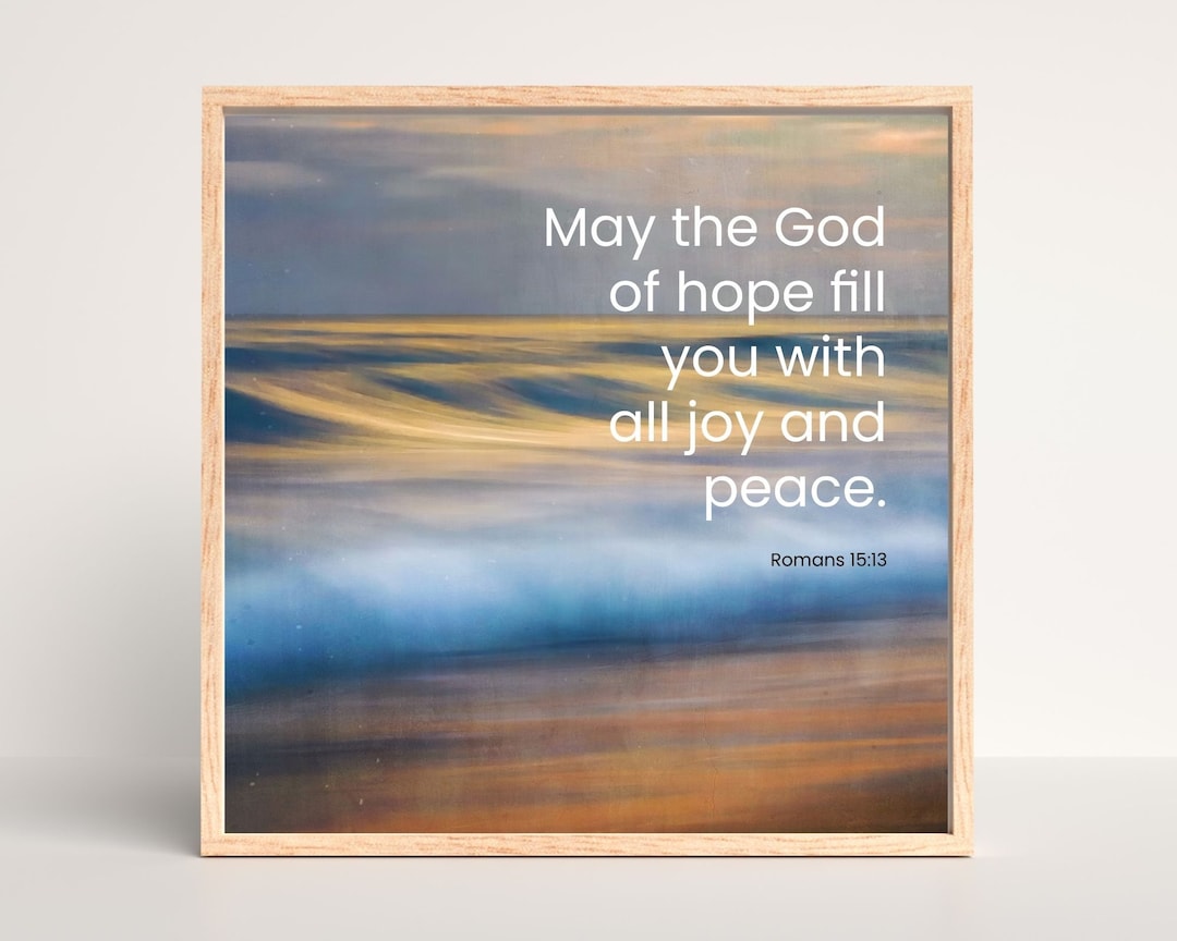 Printable Digital Wall Art Inspirational Bible Quote Christian ...