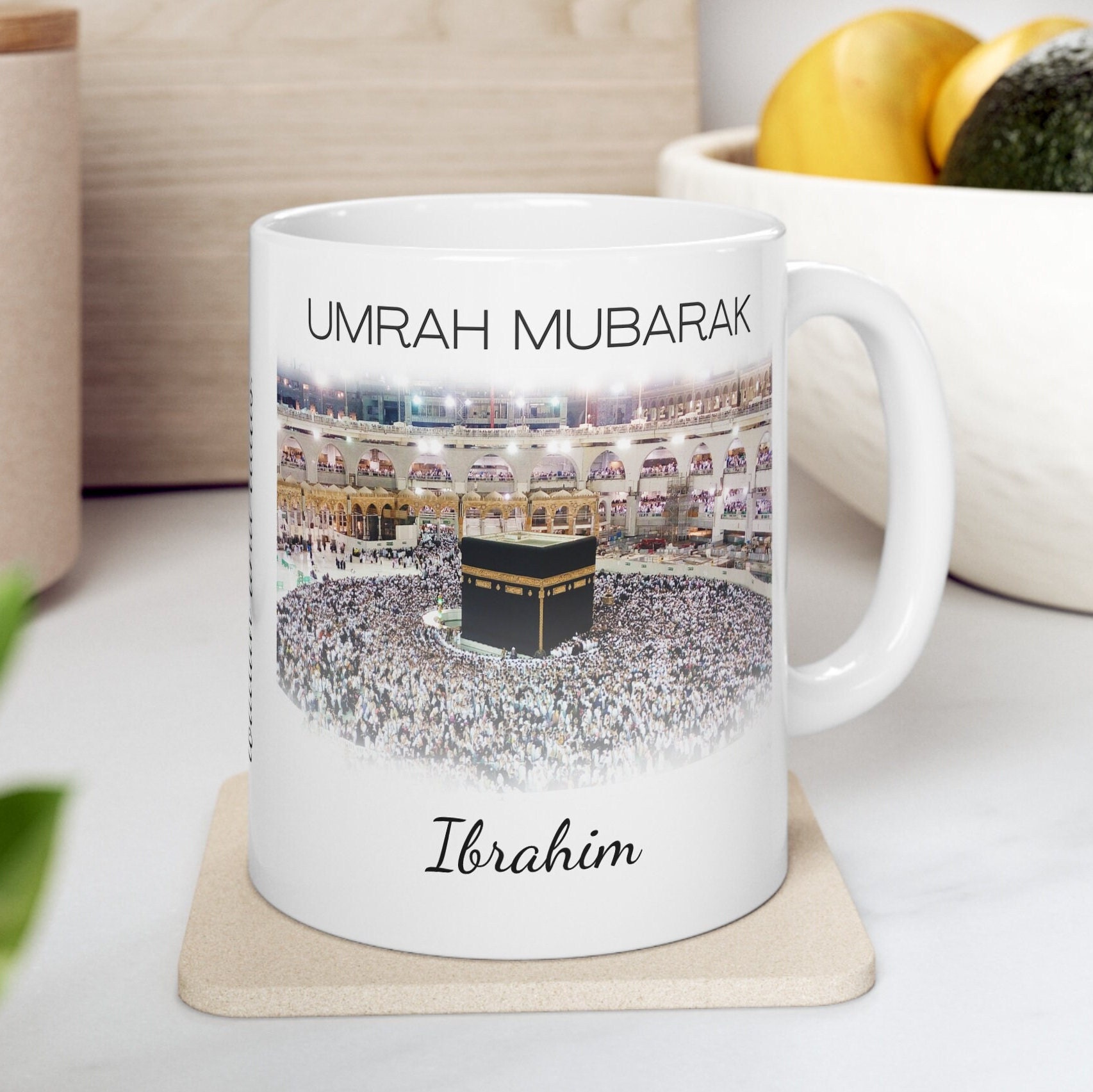 Personalised Umrah Mug, Umrah Mubarak, Umrah Coffee Mug, Muslims Gifts ...