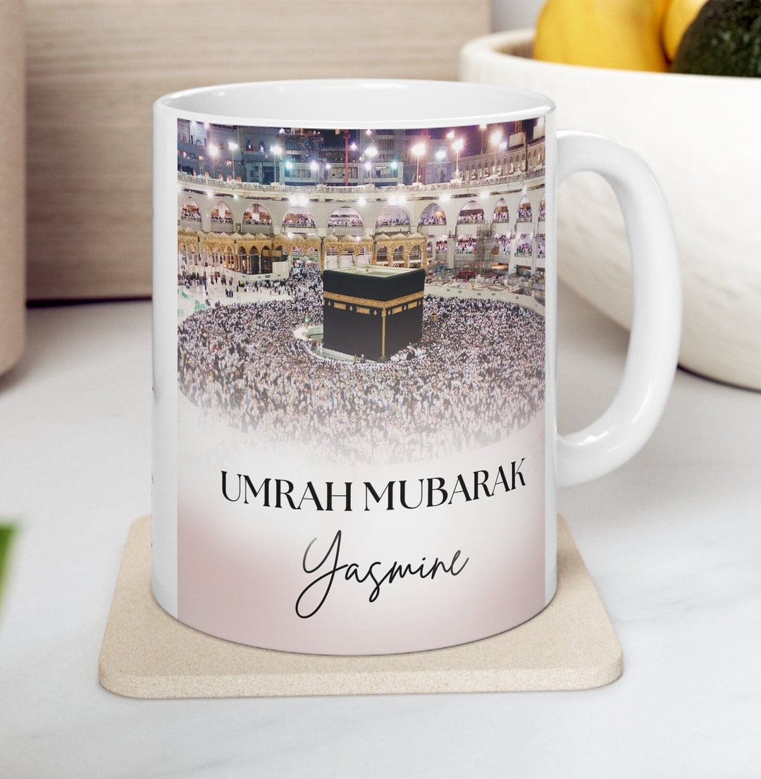 Personalised Umrah Mug, Umrah Mubarak, Umrah Coffee Mug, Muslims Gifts ...