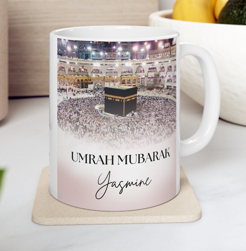 Personalised Umrah Mug, Umrah Mubarak, Umrah Coffee Mug, Muslims Gifts ...