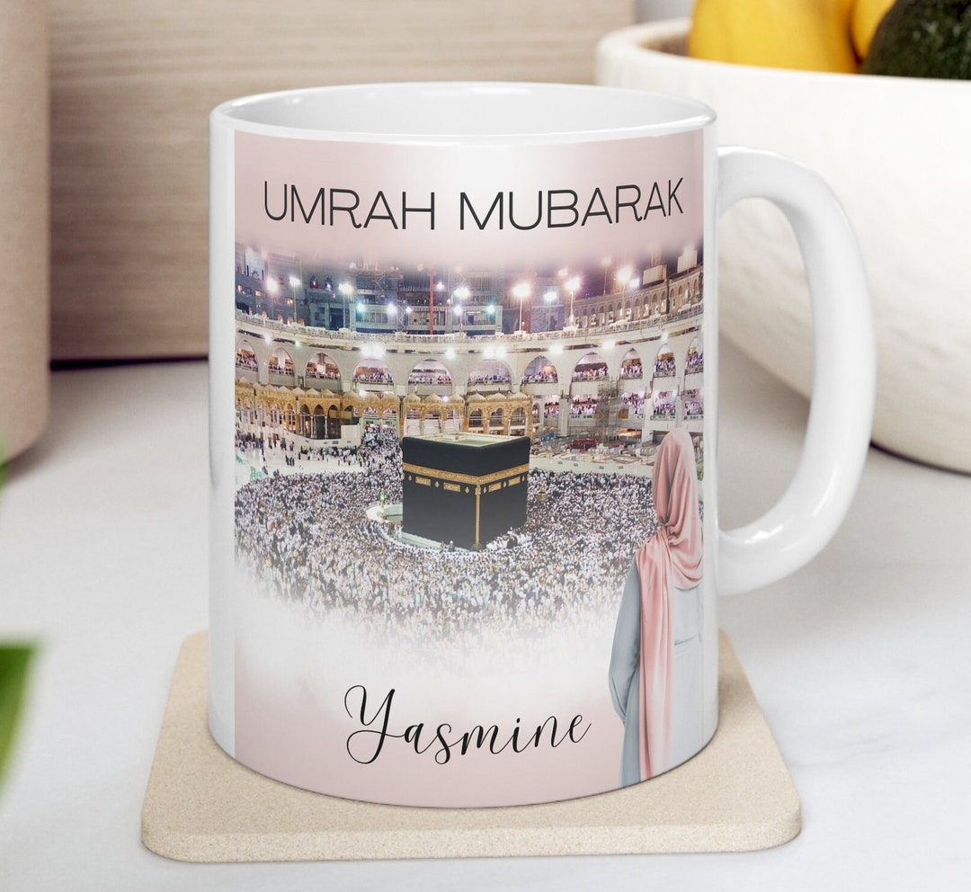 Personalised Umrah Mug, Umrah Mubarak, Umrah Coffee Mug, Muslims Gifts ...