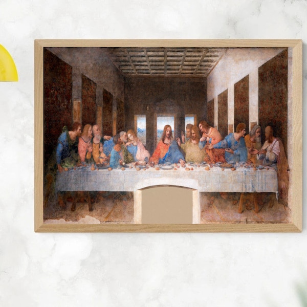 The Last Supper Leonardo Da Vinci Poster - Etsy