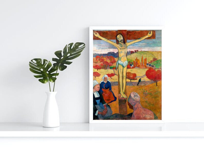 The Yellow Christ Paul Gauguin Printable Symvolism Poster Home Decor ...