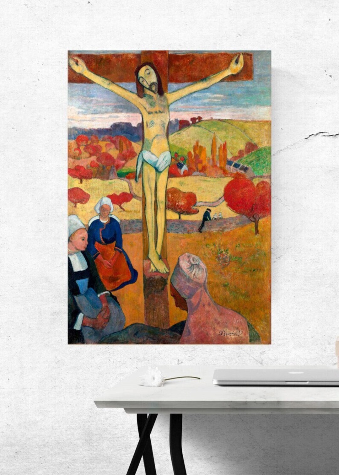 The Yellow Christ Paul Gauguin Printable Symvolism Poster Home Decor ...