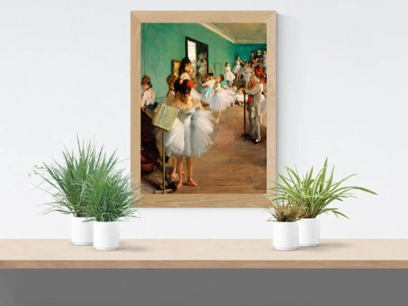 The Dance Class Degas Printable Poster Home Decor Vintage Painting to ...