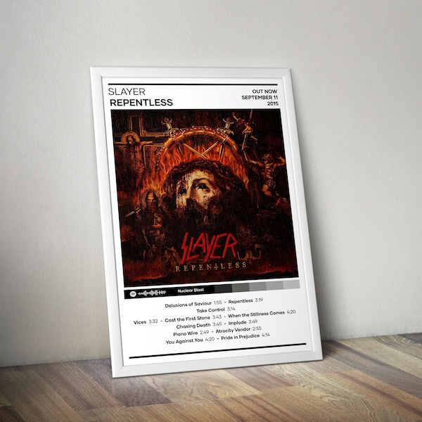 Slayer Poster - Etsy