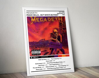 Megadeth Peace Sells Poster - Etsy
