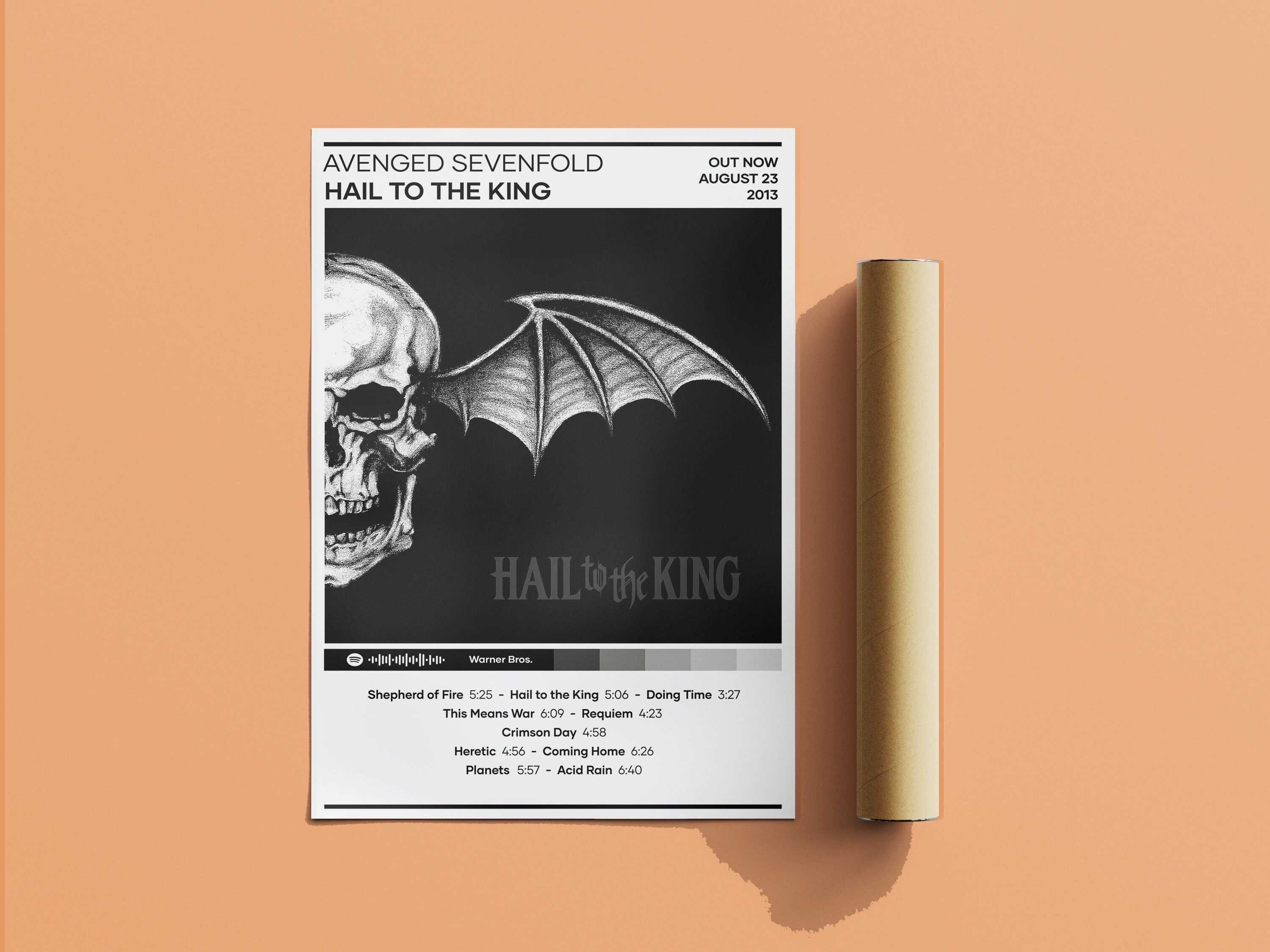 Avenged Sevenfold Poster | Hail to The King Poster sold by Ronnie Loud ...