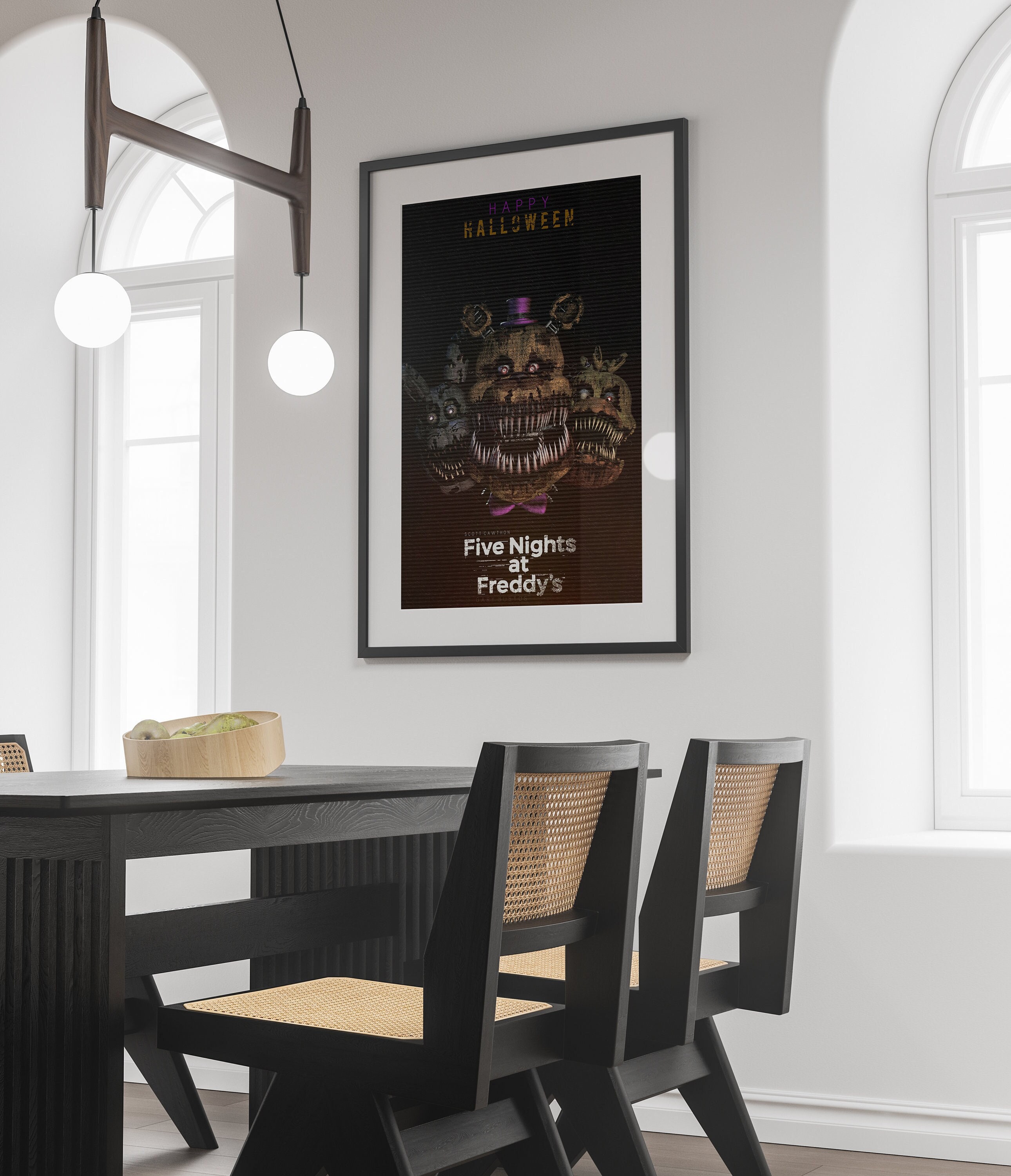 Five Nights At Freddy's Poster, FNAF | Gaming Poster | Video Game ...