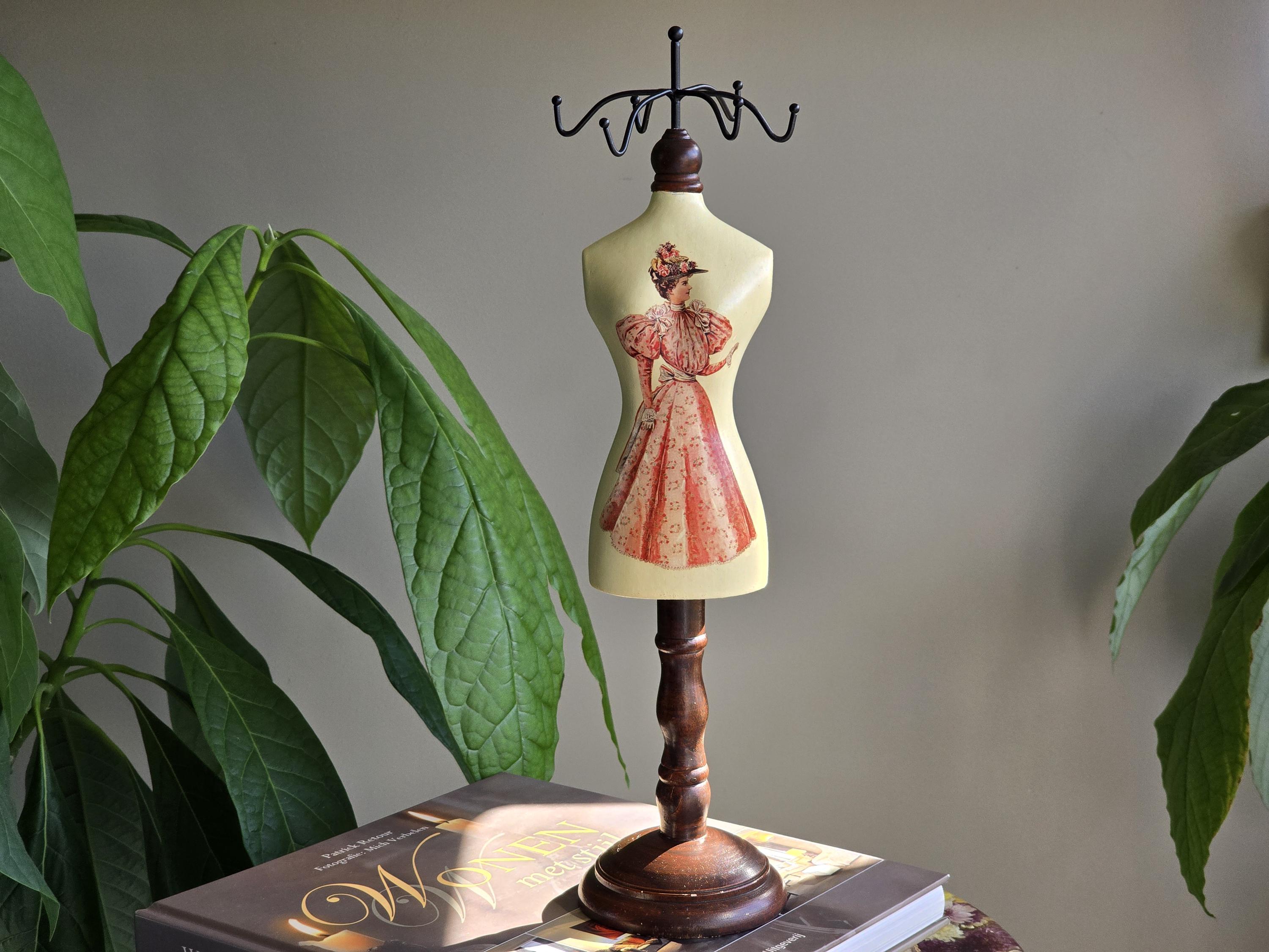 Jewelry Mannequin Stand, Vintage Jewellery Display Stand, Jewelry ...